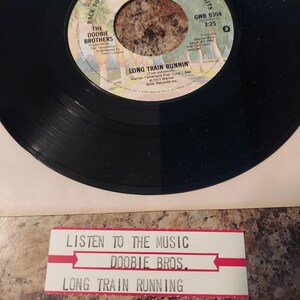 1973 the Doobie Brothers, Long Train Running/listen to the Music 45 Rpm ...