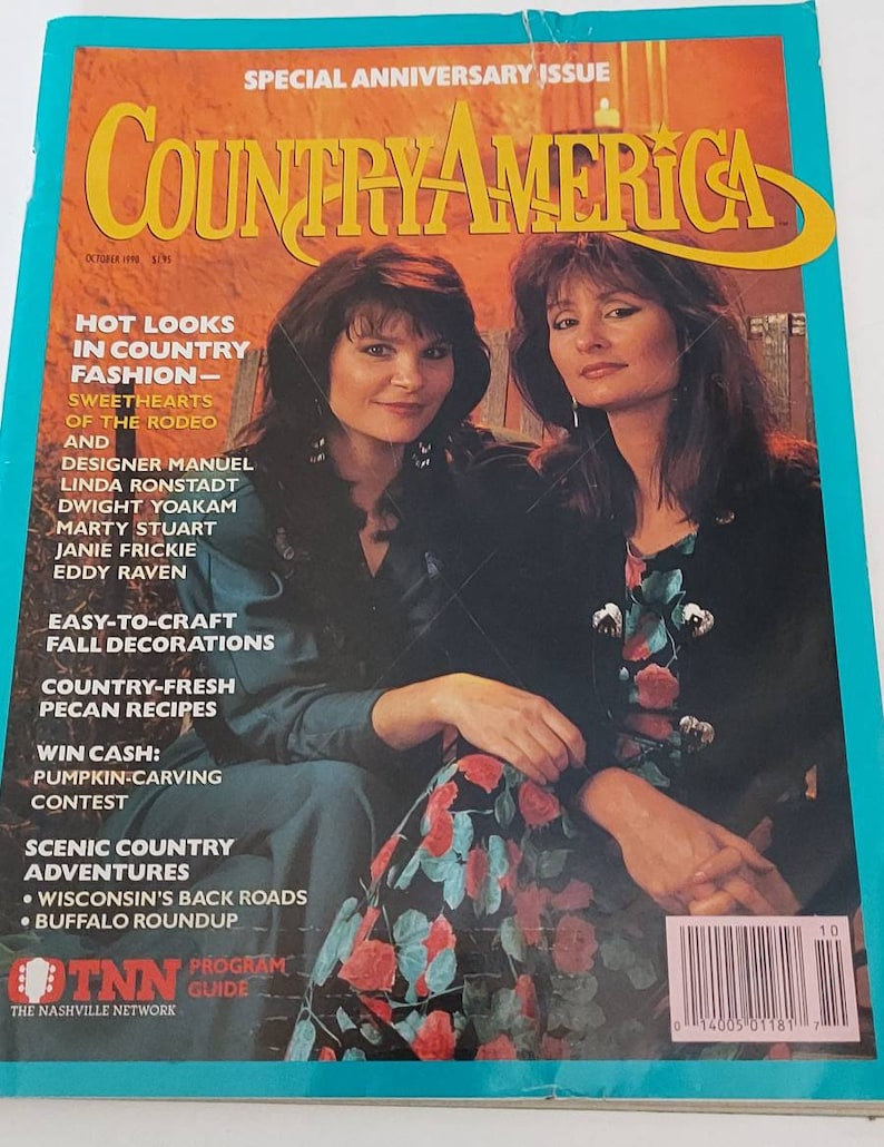 October 1990 Country America Magazine, Vintage Country Life and ...