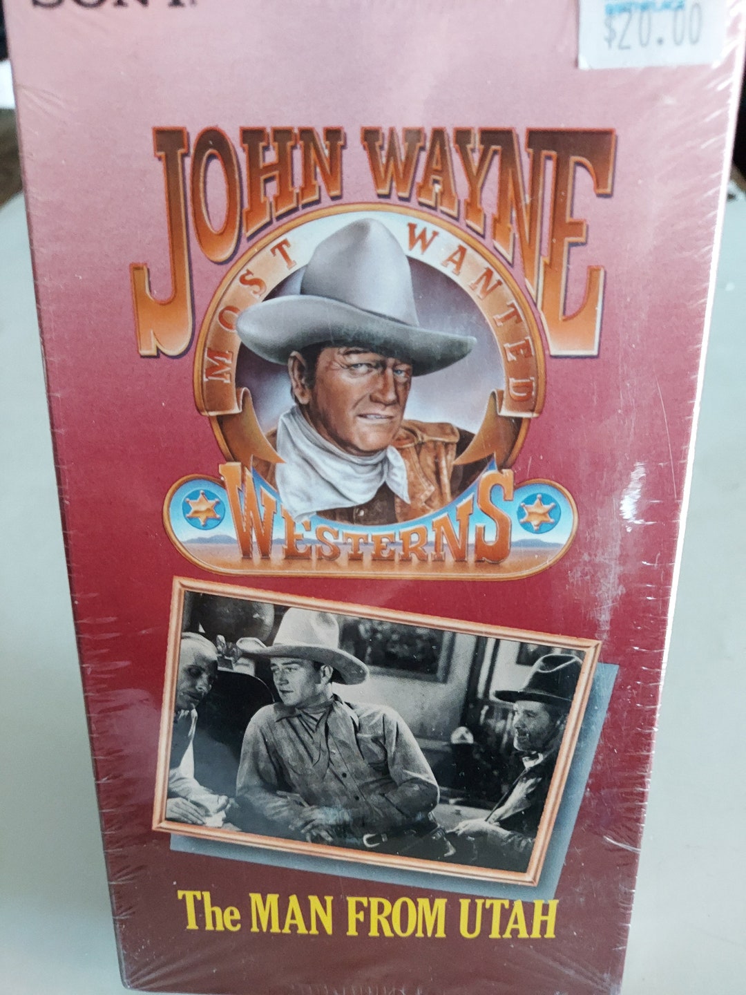 Sealed John Wayne the Man From Utah VHS Movie, New - Etsy