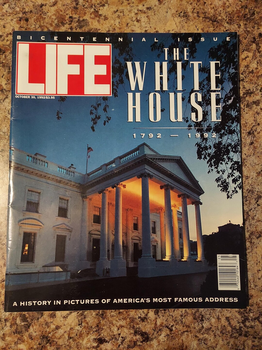 October 30, 1992 Life Magazine, the White House 1792-1992, Vintage ...