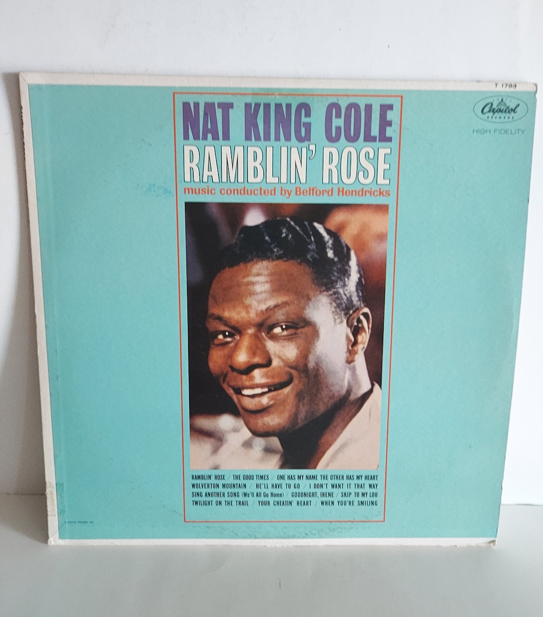 1962 Nat King Cole, Ramblin' Rose LP, Vintage Album - Etsy