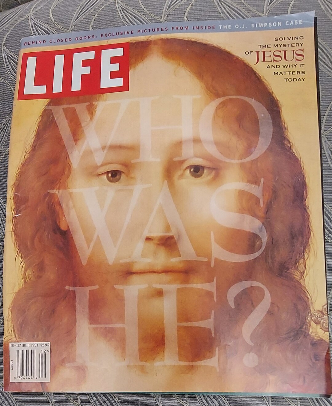 1994 December Life Magazine, Jesus, Who Was He? Vintage Life Magazine ...