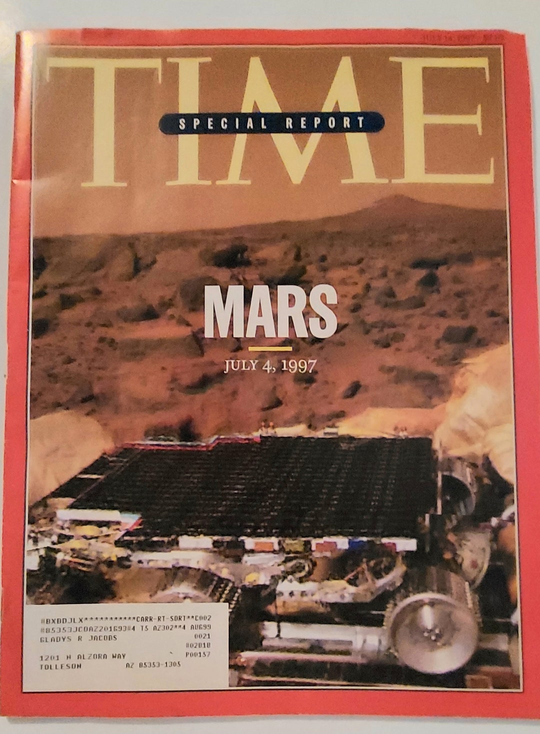 1997 Time Magazine, Mars, Special Report, Vintage Magazine - Etsy