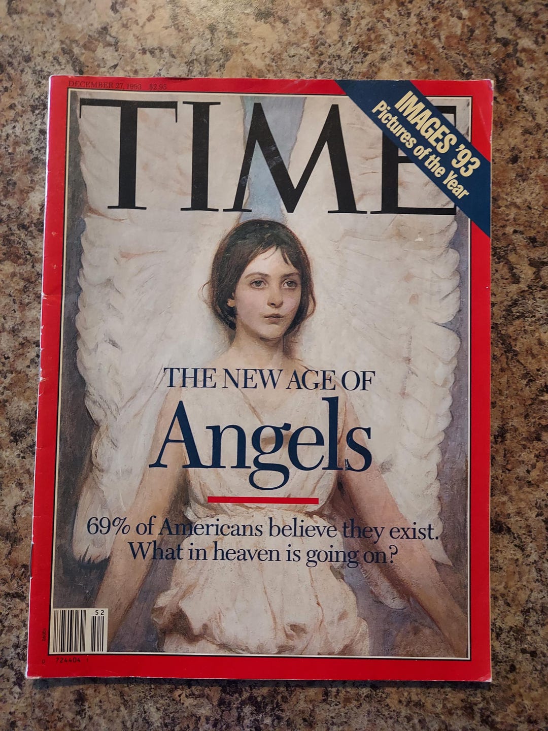 1993 Time Magazine, the New Age of Angels, Vintage Time Magazine - Etsy