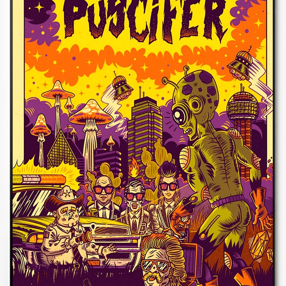 Puscifer Poster, Rock band Poster, Rock Music Poster, A Perfect Circle ...
