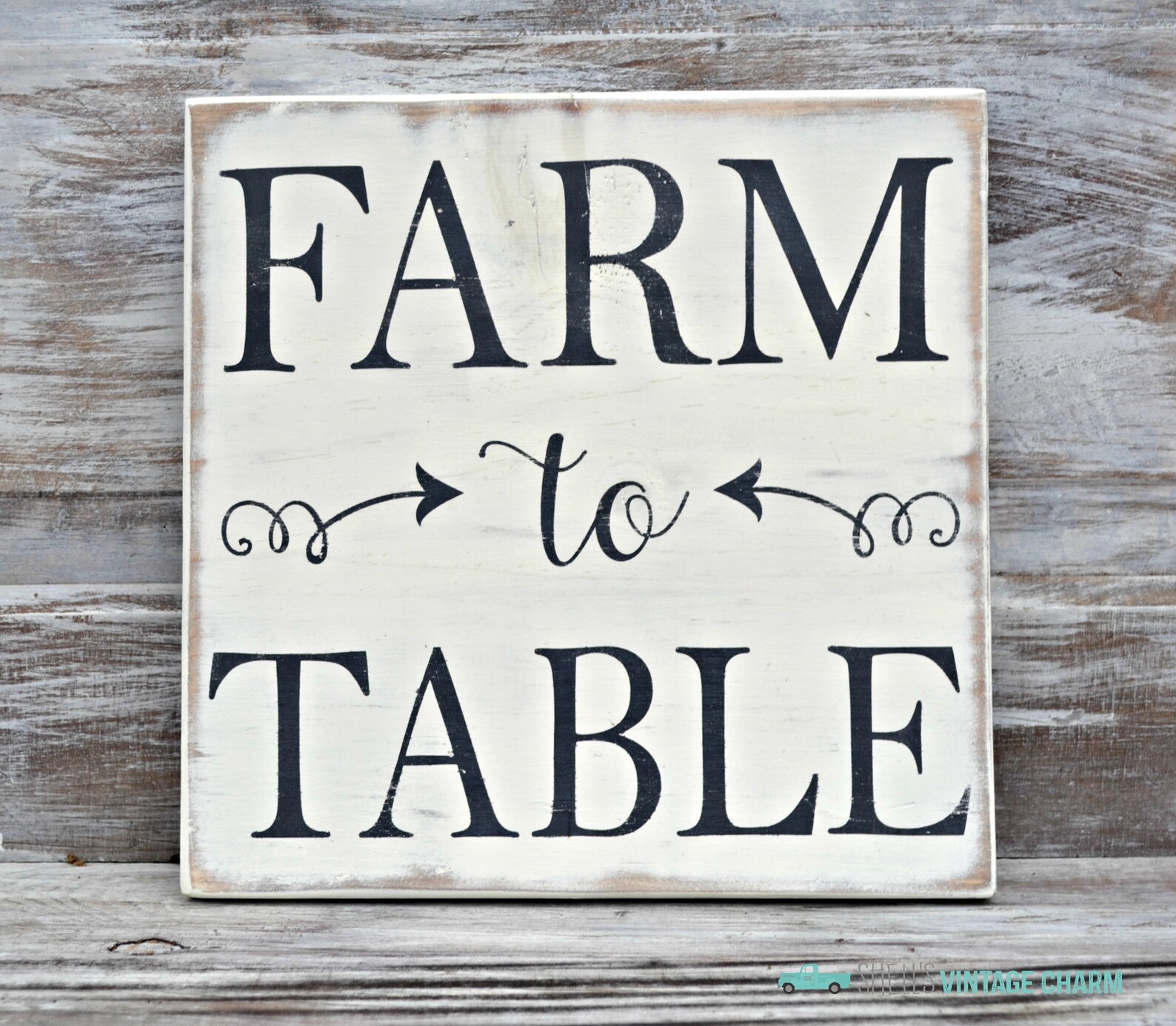 Farm to Table Farm to Table Wooden Sign Farmhouse Style - Etsy