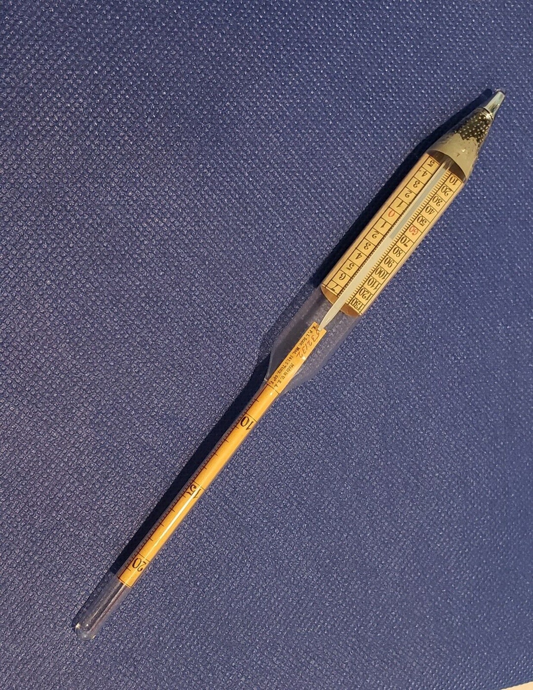 Vintage API Thermal-hydrometer to Measure Specific Gravity of Petroleum ...