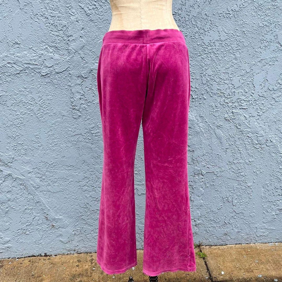 Y2k Velour Track Pants in Large by No Boundaries Retro Low Rise ...