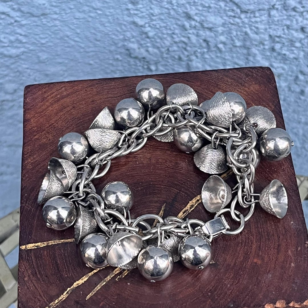 Vintage Bell Bracelet Mid Century Jewelry With Jingle Circa 1960s - Etsy