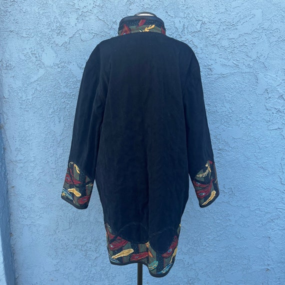 Vintage Quilted Jacket Bohemian Duster 90's Art to we… - Gem