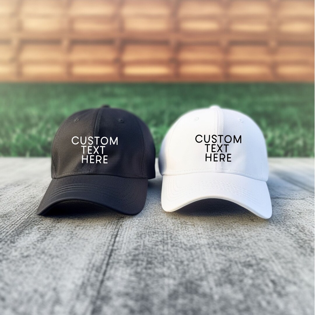 Custom Embroidered Baseball Cap: Personalized Unisex Hat - Etsy