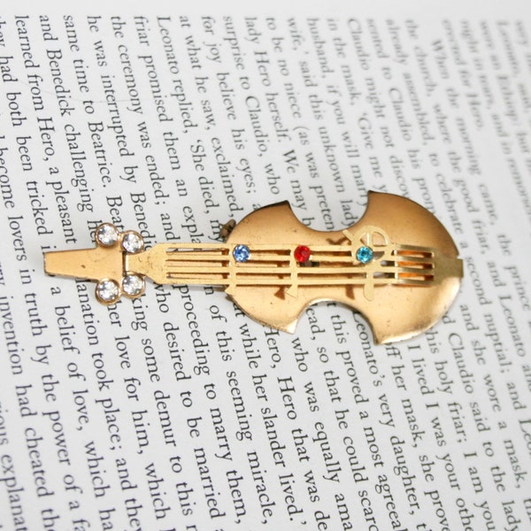 Cello Brooch - Etsy