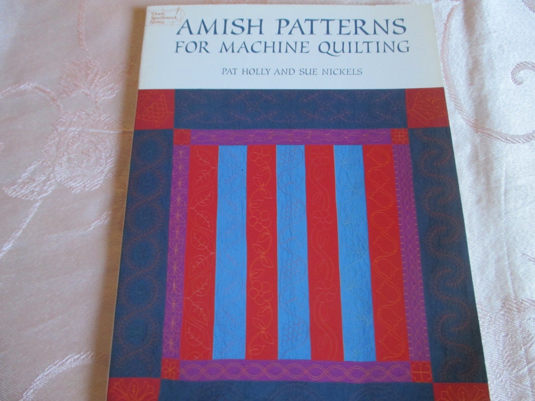 Amish Patterns for Machine Quilting Design/instruction Book - Etsy