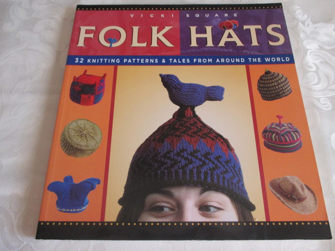Folk Hats - Knitting Patterns - Pattern/project Book - Etsy