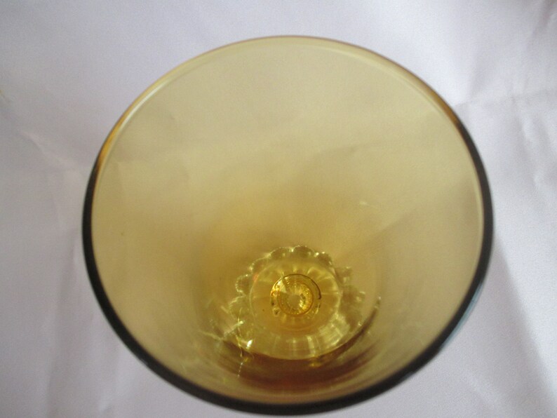 ANCHOR HOCKING Berwick Boopie-amber Odd Lot 2 Glasses - Etsy