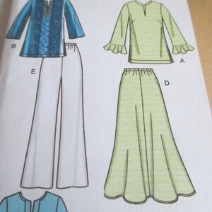 Simplicity Pattern 4149 Misses-women's Skirt, Pants Tunic and Scarf 5 ...