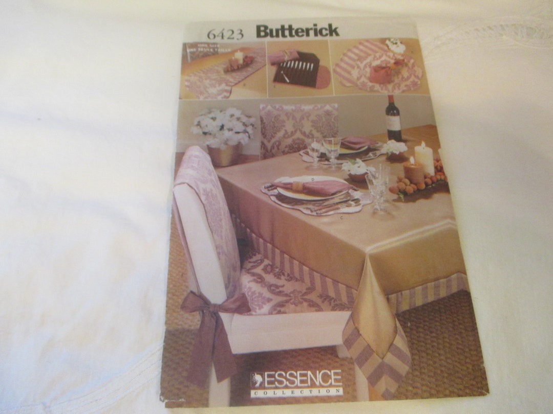 Butterick Pattern 6423 Table Top Decor Tablecloth & More - Etsy