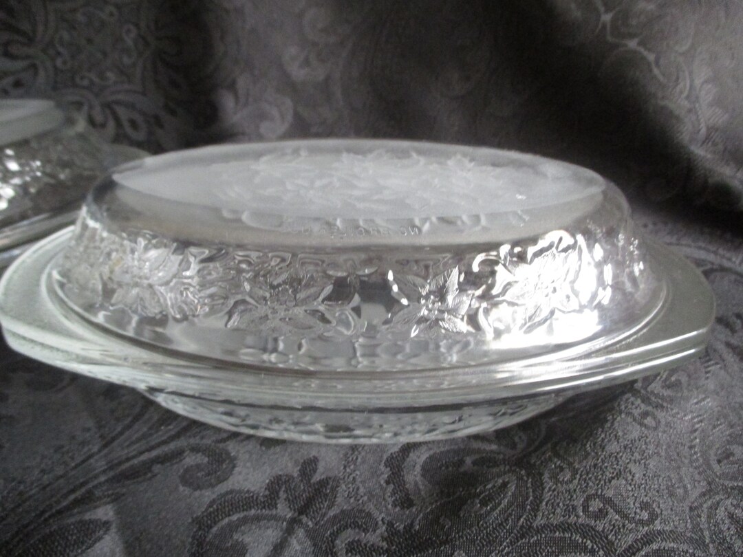 Princess House Fantasia Clear - Individual Casserole & Lid - Set of 2 ...
