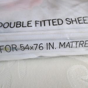 Vintage Springmaid Blue Floral Double Size Sheet Set - Etsy