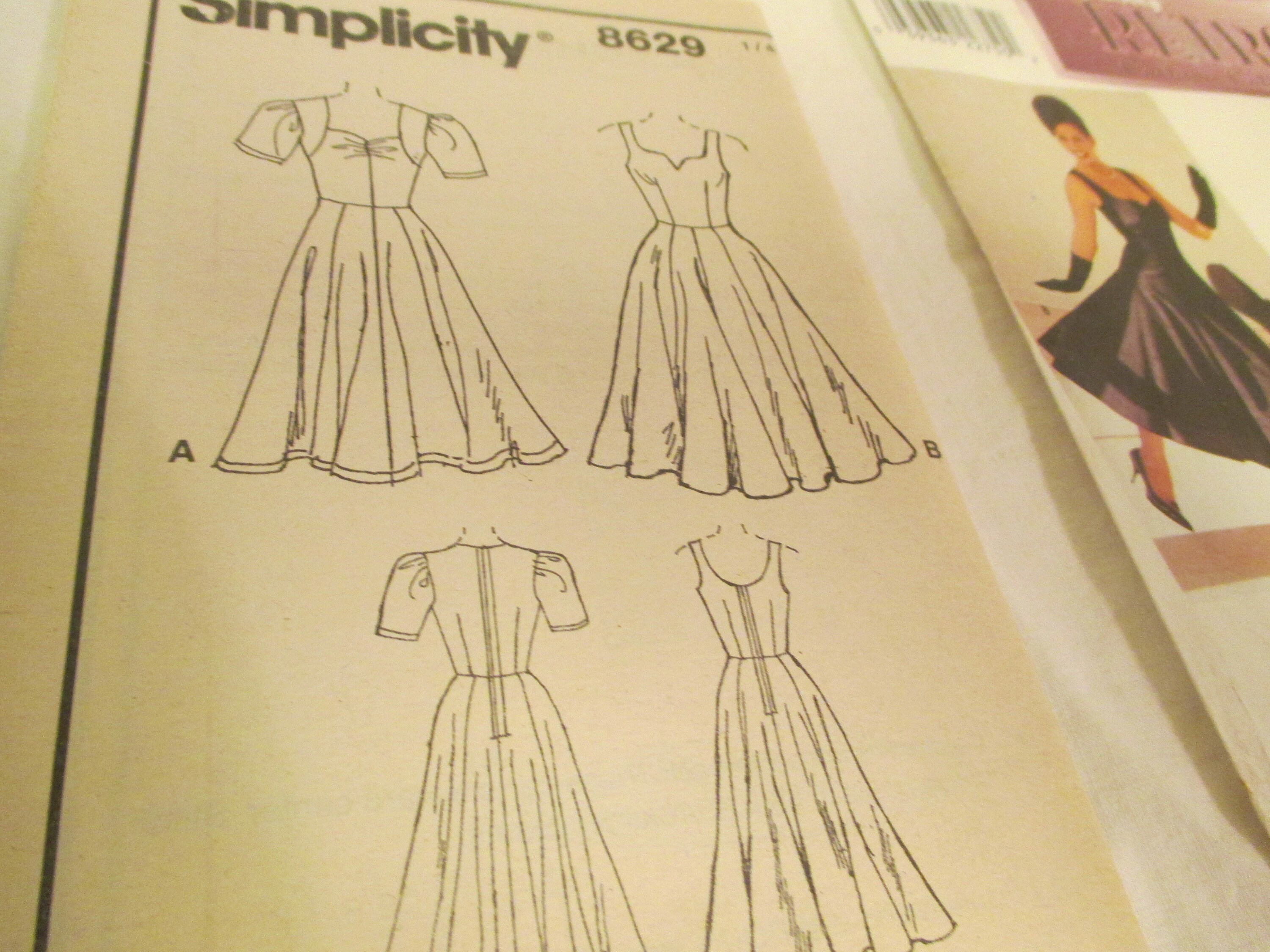 Simplicty Pattern 8629 Costume Collection Misses Swing Dress | Etsy