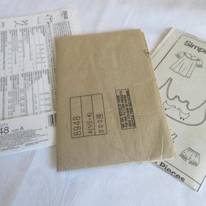 Simplicity Pattern 8948 Toddlers Dress, Pinafore or Top and Pants - 4 ...