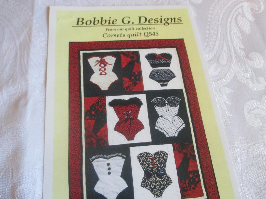 Corsets Art Quilt Pattern - Etsy
