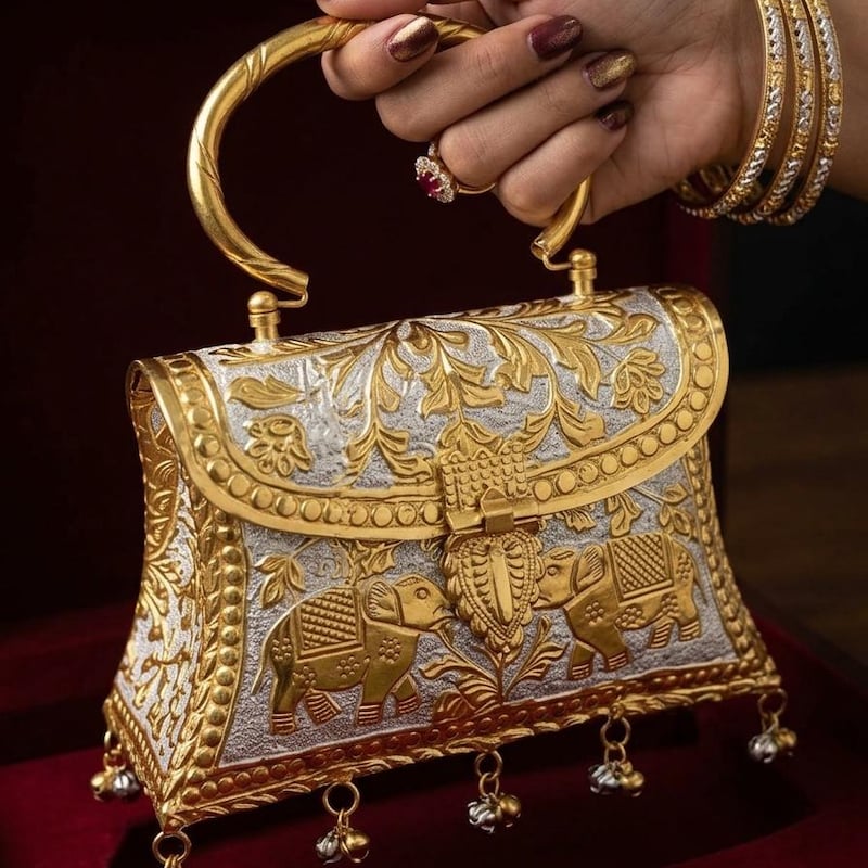 Metal Clutch Indian - Etsy