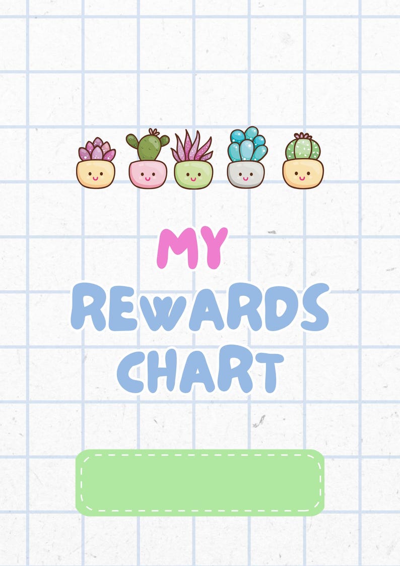 Kids Reward Charts Printable - Etsy