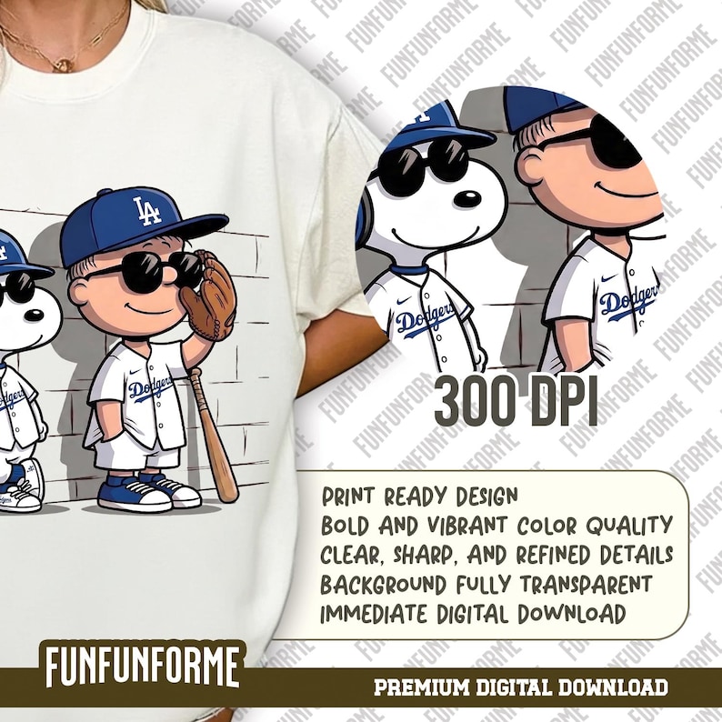 Los Angeles Vintage Cartoon Baseball Sports Design Png Dog Snoop ...