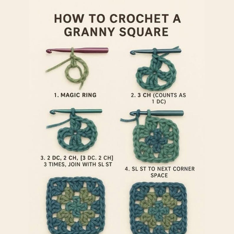 900+ Granny Square Crochet Patterns | Mega Bundle PDF | Afghan Blanket ...
