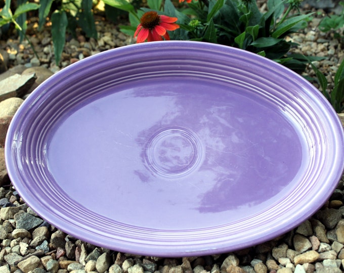 Vintage Lilac Fiestaware Platter, Fiesta Ware, Purple, Large Platter ...