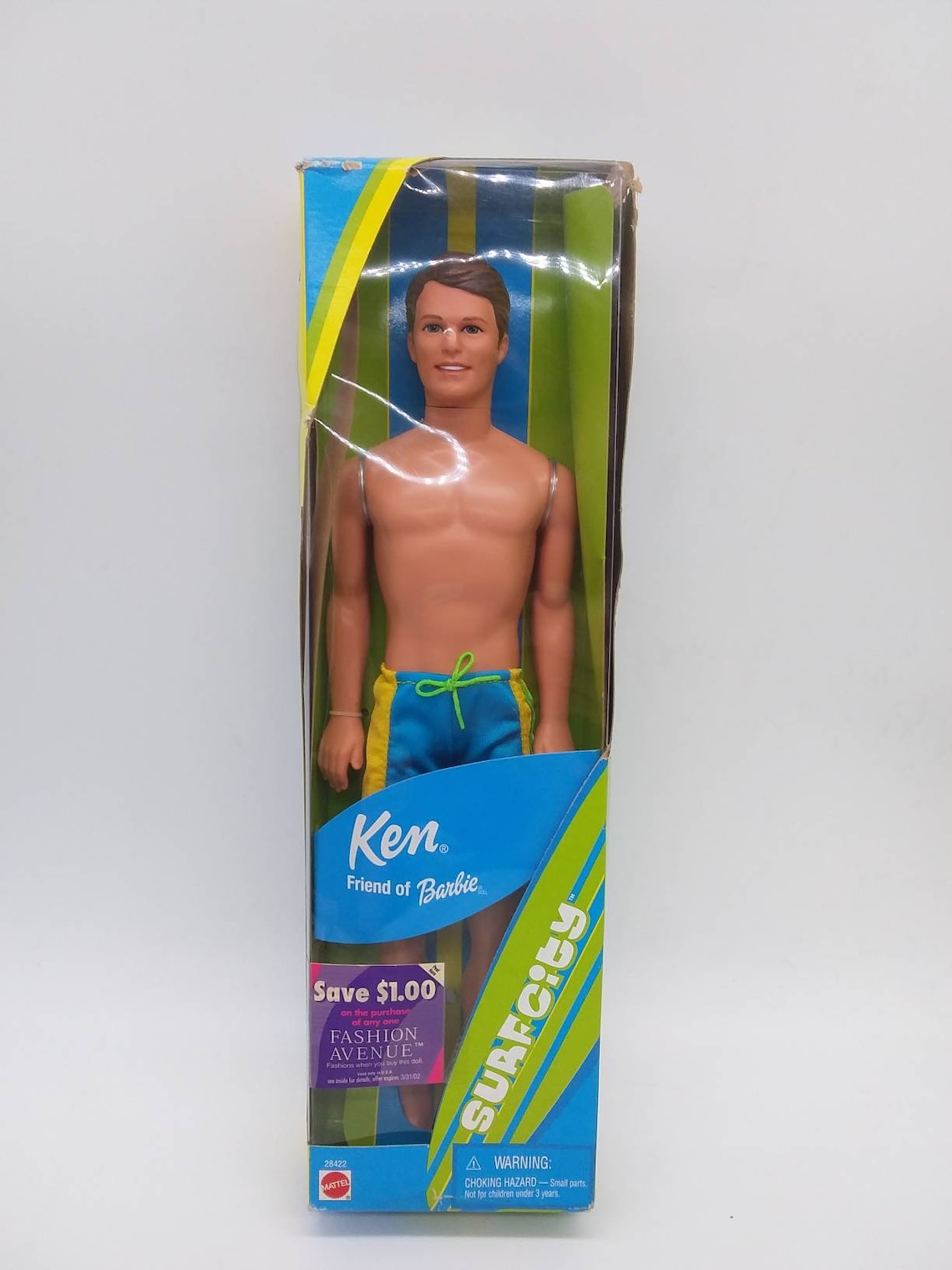 Vintage Ken Friend of Barbie Surf City Doll-2000 Mattel Never | Etsy
