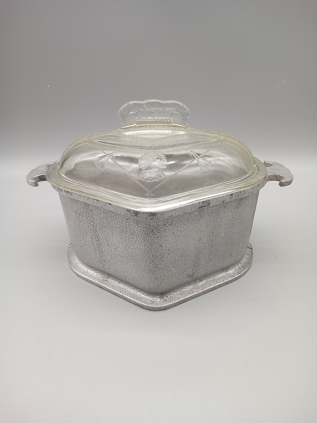 Guardian Service Ware Aluminum Triangle 4 Quart With Original Glass ...