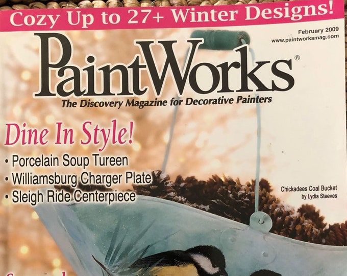 Paintworks Painting Magazine, 2009 Tole Painting, Pattern Instructions ...