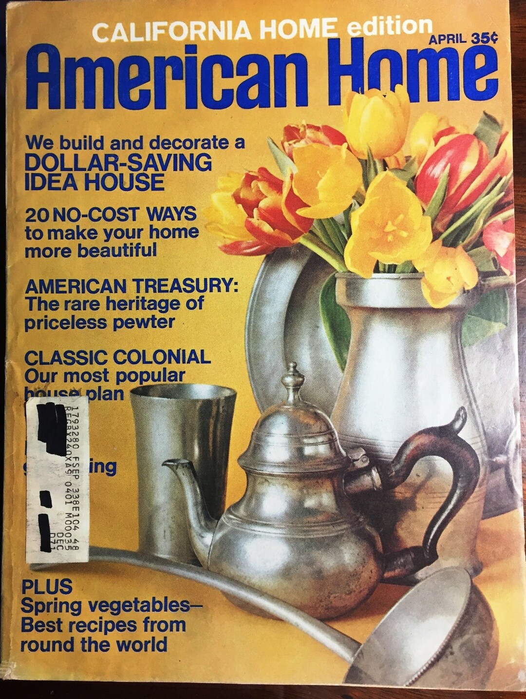 Vintage American Home Magazine - April 1971 California Edition - Etsy