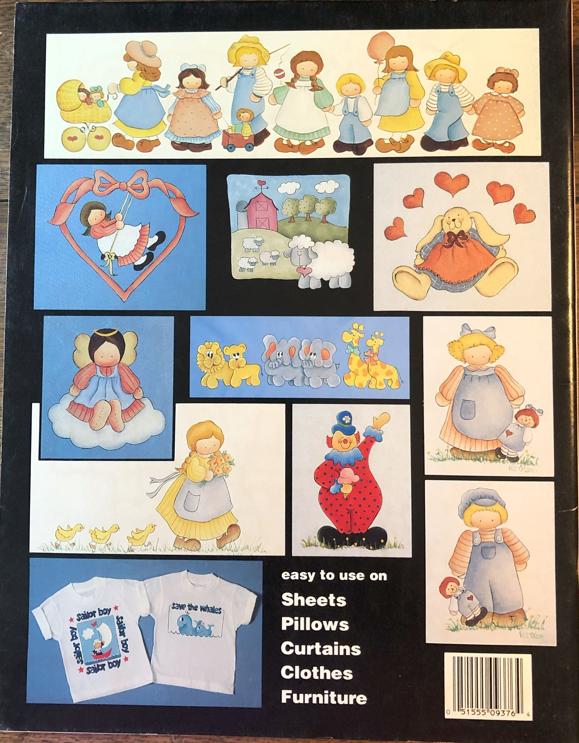 Pat Olson's KIDS Iron-on Transfer Book, Pat Olson, Fabric Reusable Iron ...