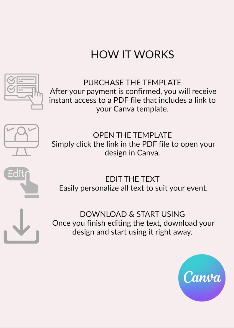 Pink Floral Mother's Day Brunch Invitation | Editable Canva Template ...