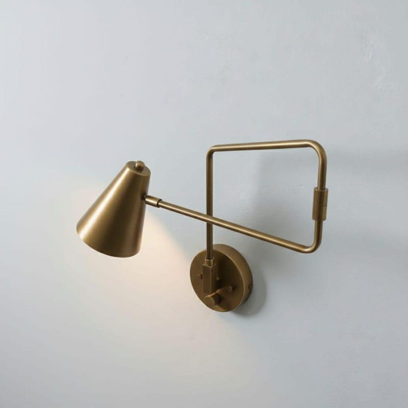 Brass Swing Arm Wall - Etsy