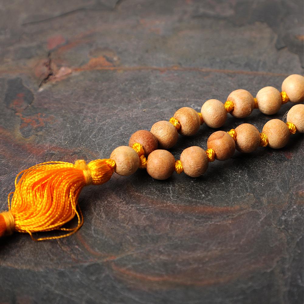 Superior Tulsi Wood Mala Beads - 108 Knotted Meditation Beads - Etsy