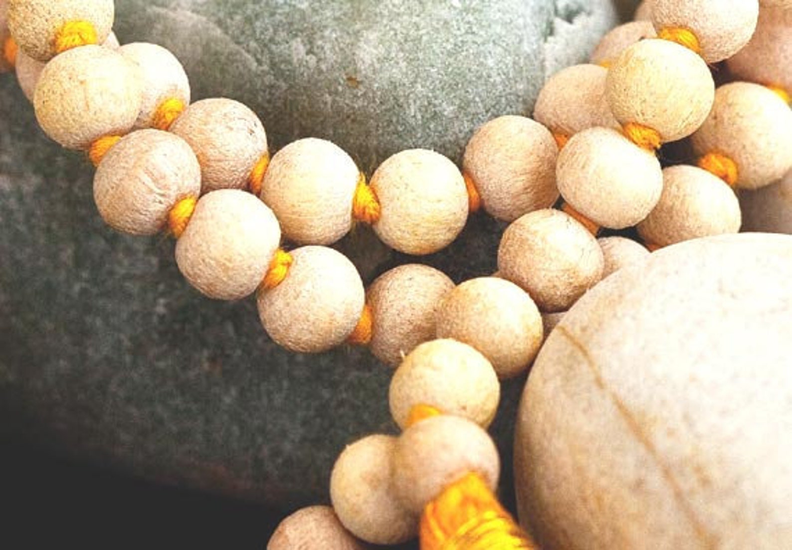 Superior Tulsi Wood Mala Beads 108 Knotted Meditation Beads - Etsy