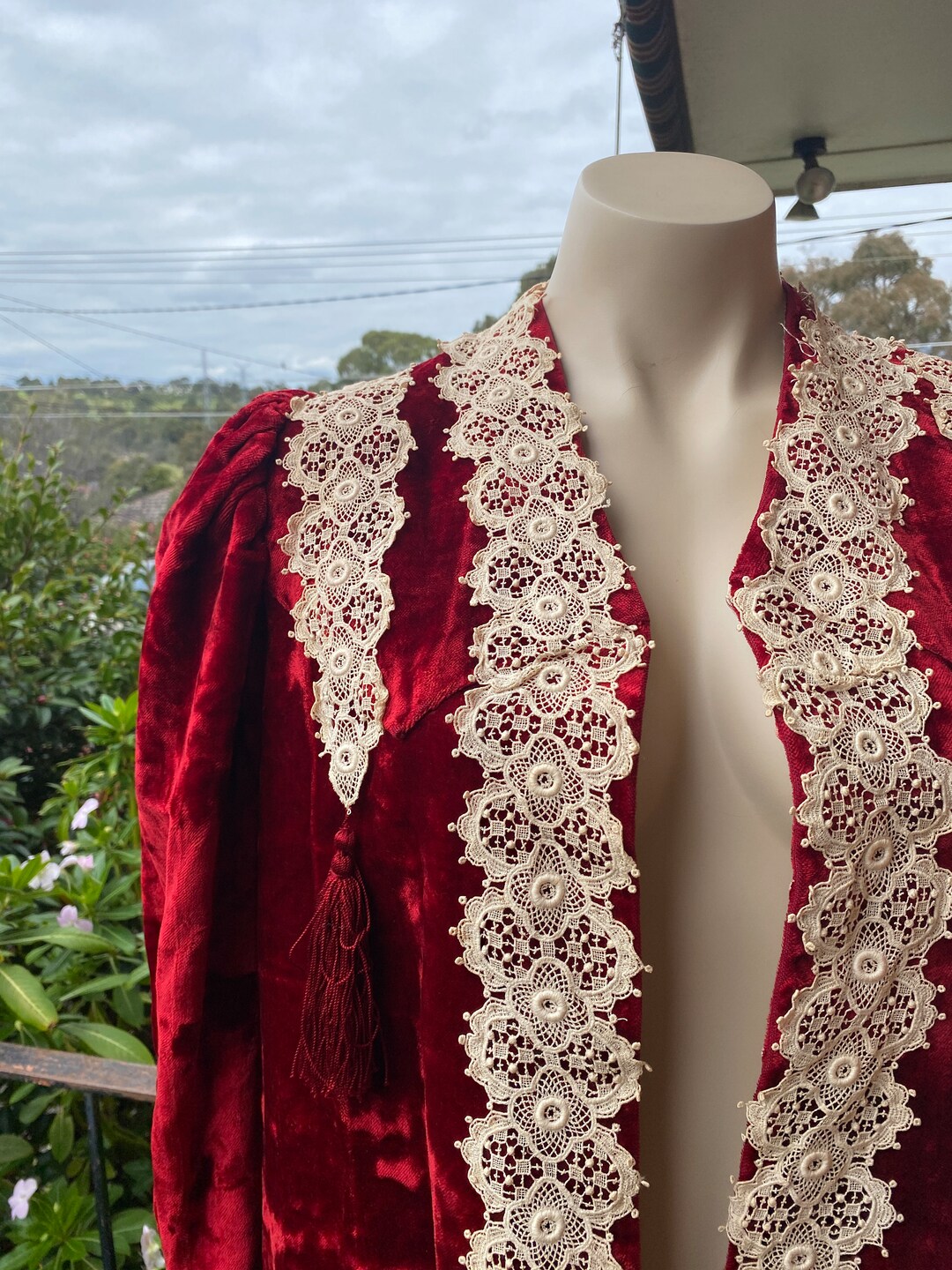 Ceremonial Robe ~ Old, Red, Regal, Silk Velvet ~ Sz - Etsy