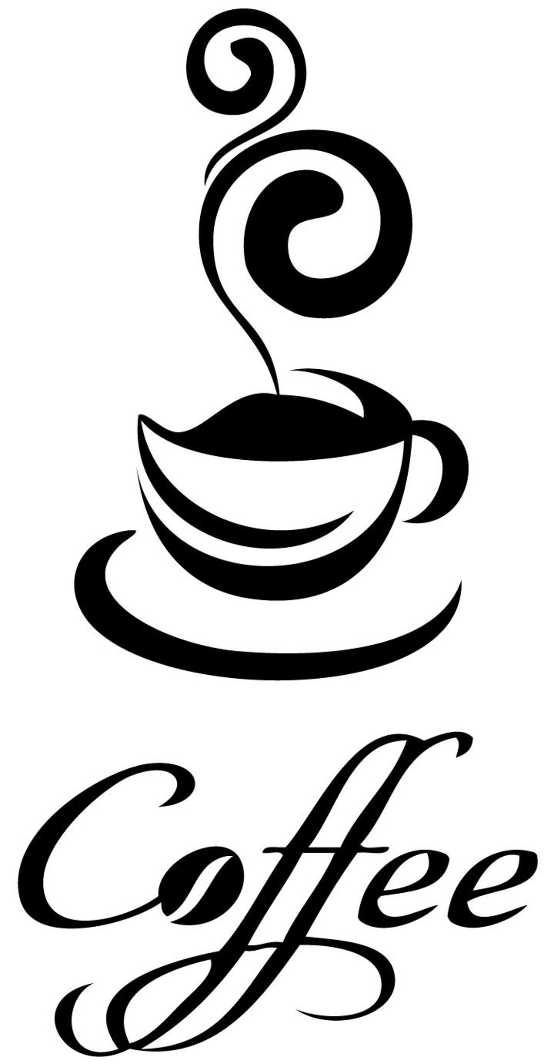 Expresso Coffee Cup Decal........wall Art Vinyl Decal Sticker - Etsy