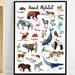 Animal Alphabet, Nursery Alphabet, Nursery Print, Nursery Poster ...
