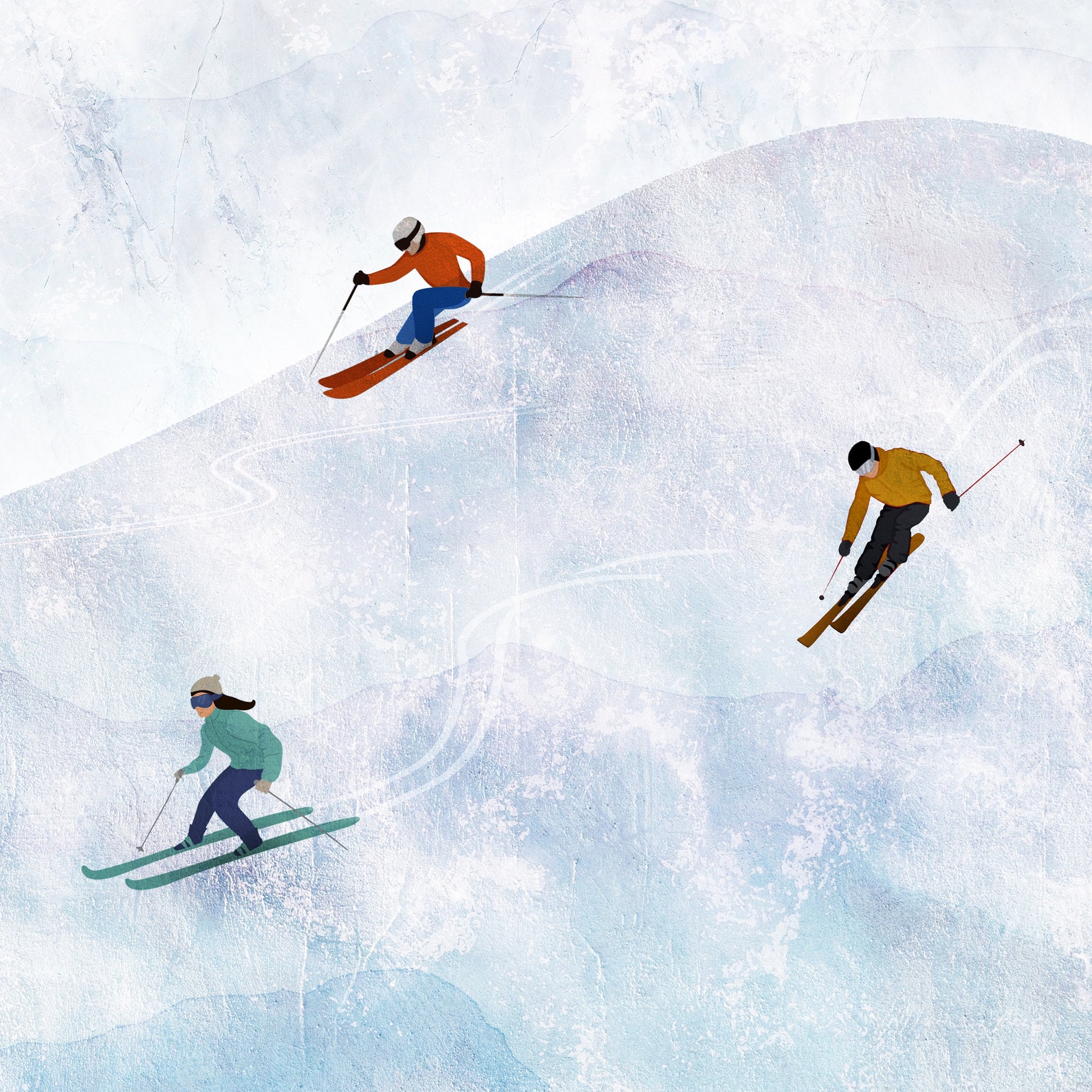 Skiing Card Ski Card Ski Birthday Card Ski Greetings Card - Etsy UK