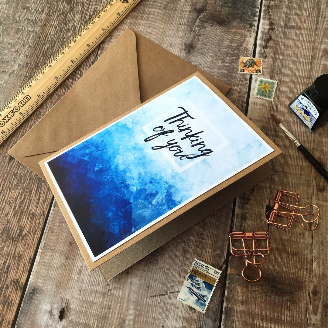 Thinking of You, Condolence Card, Note Card, Get Well Soon, Thinking of ...