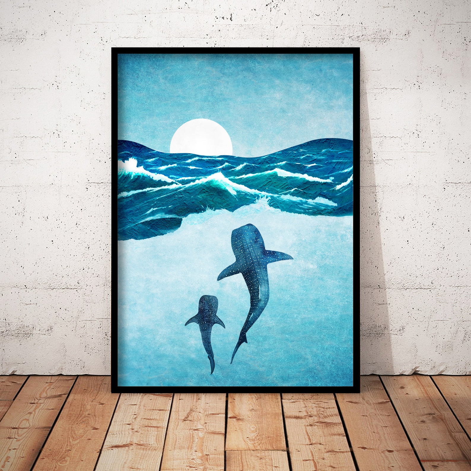 Whale Print Whale Shark Print Whales Ocean Art New Baby - Etsy