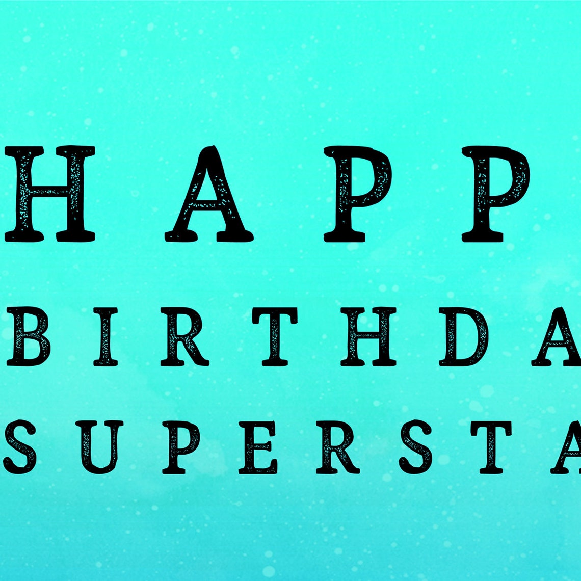 Happy Birthday Card, Gymnastics Birthday Card, Teal, Girls Birthday ...