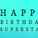 Happy Birthday Card, Gymnastics Birthday Card, Teal, Girls Birthday ...
