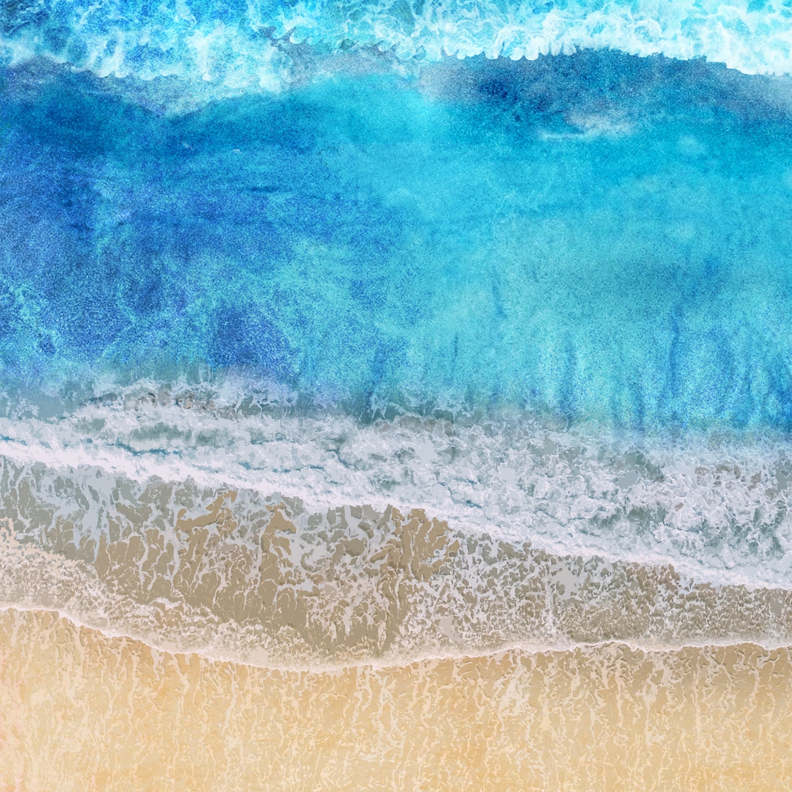 Ocean Card Waves Greetings Card Surf Greetings Card Blank - Etsy