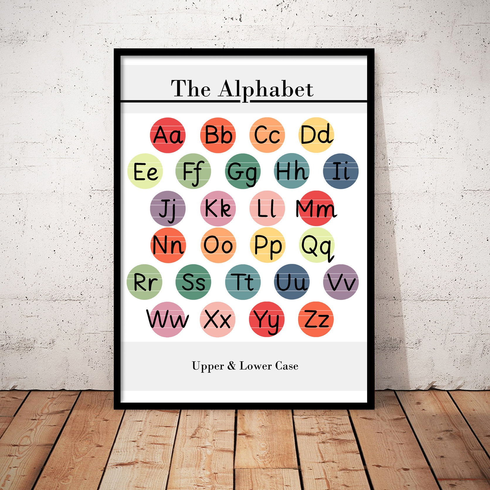 Upper and Lower Case Abc Children's Alphabet Kids - Etsy UK